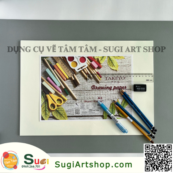 Giấy vẽ cơ bản SKETCH PAPER TAKEYO - Sugi Art Shop